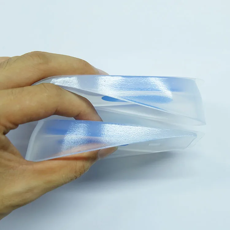 New Silicon Gel Insoles Back Pad Heel Cup For Calcaneal Pain Comfort ...