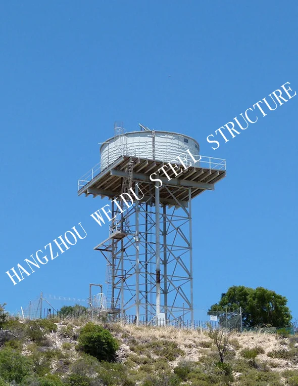 Hot Steel Structure Frame Platform For Water Tank Tower - Buy Water ...