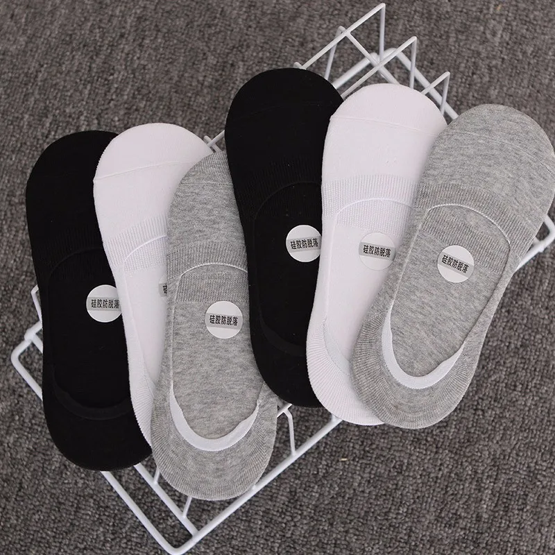 Cotton Low Cut Invisible Sock Cotton Ankle Crew Socks Liner No Show ...