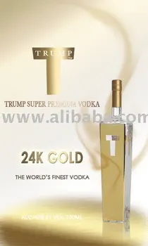 Trump Super Premium Vodka-24k - Buy Vodka Product on Alibaba.com