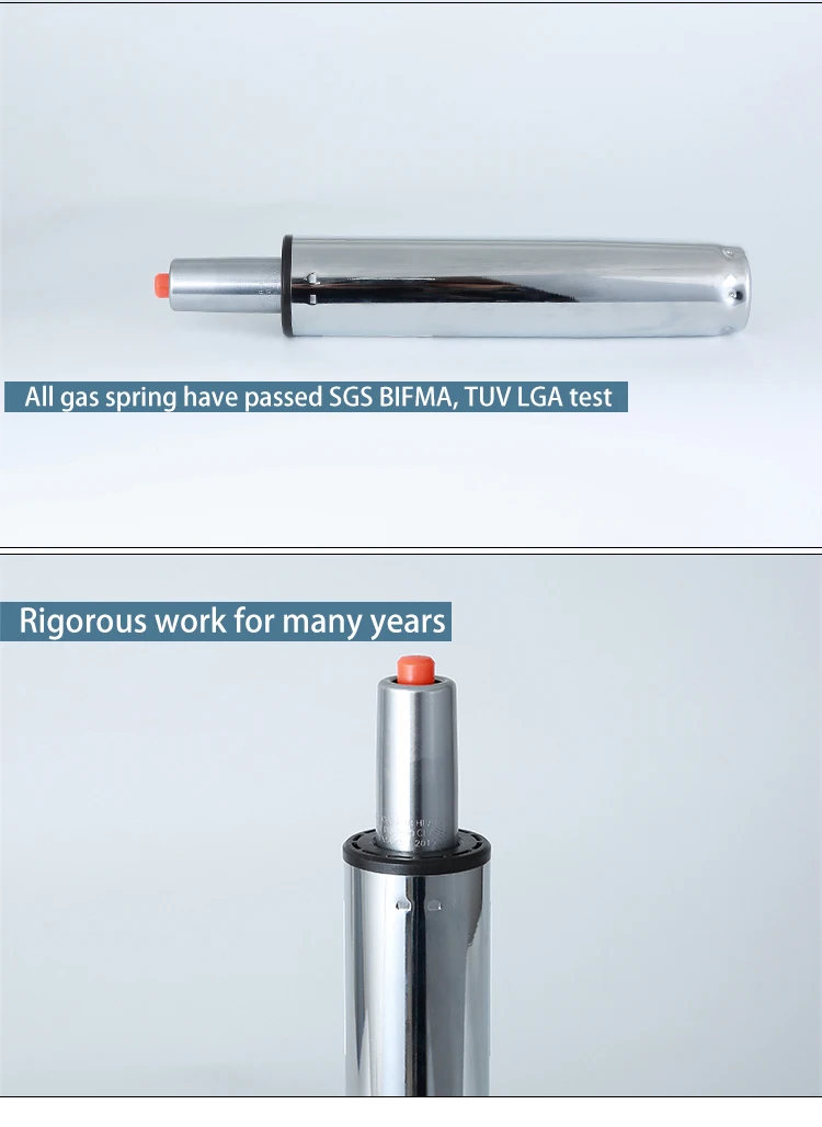 Factory Supply Chrome Height Adjustable Class 4 Gas Lift Chair Cylinder ...