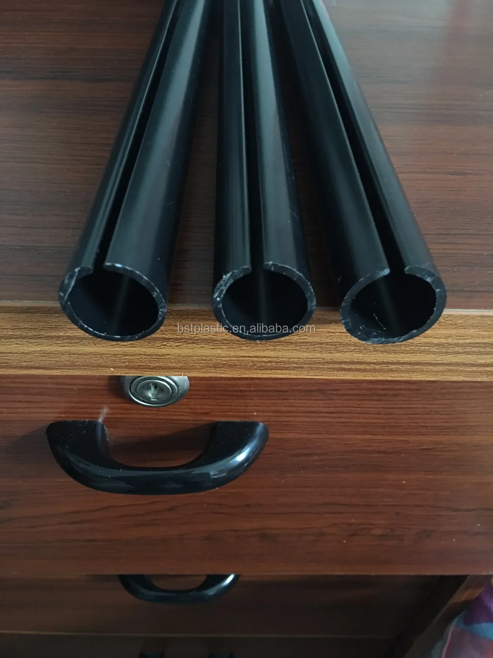 Customized PVC Extrusion C Shape Slotted Tube - OEM | Wholesale