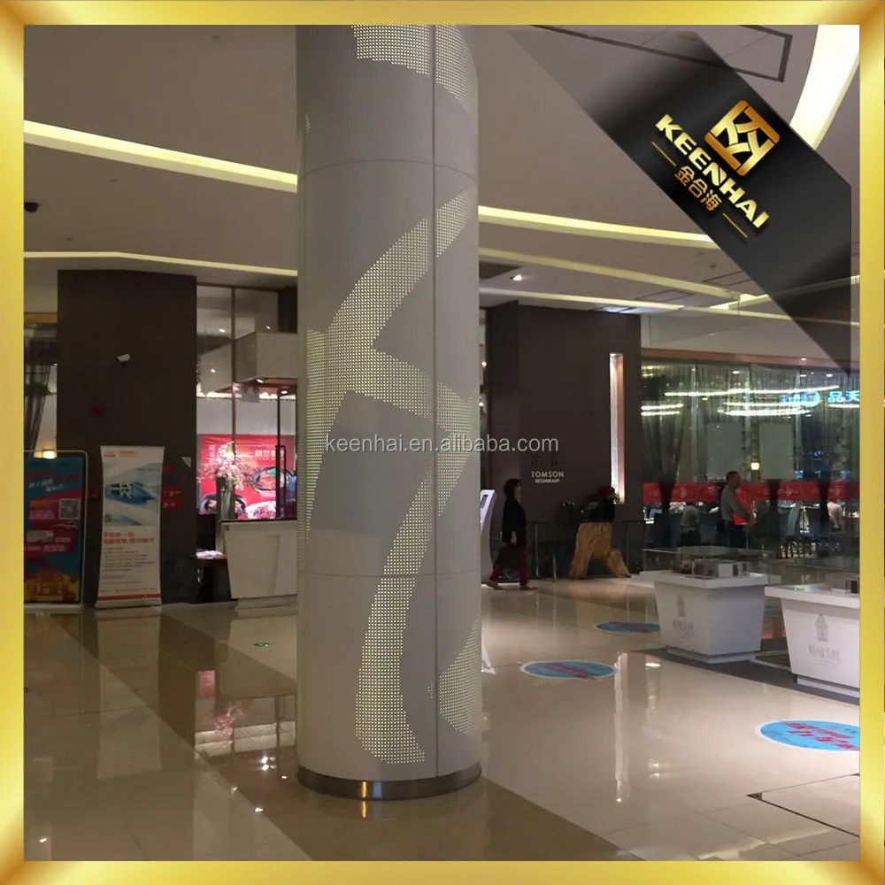 Aluminum Column Cladding for Modern Interior Decoration