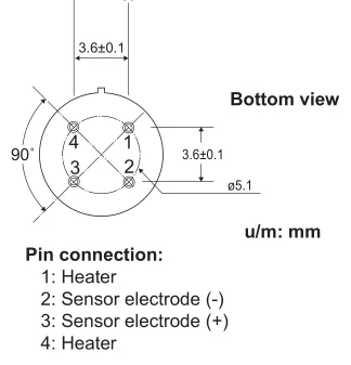 TGS2603 Figaro Gas Sensor for Odor and Air Contaminants Detection
