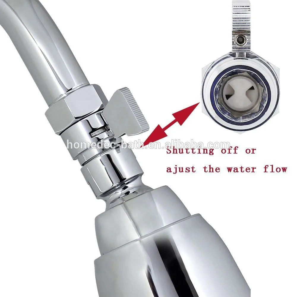 Brass Shower Flow Control Valve - Reducing Water Pressure