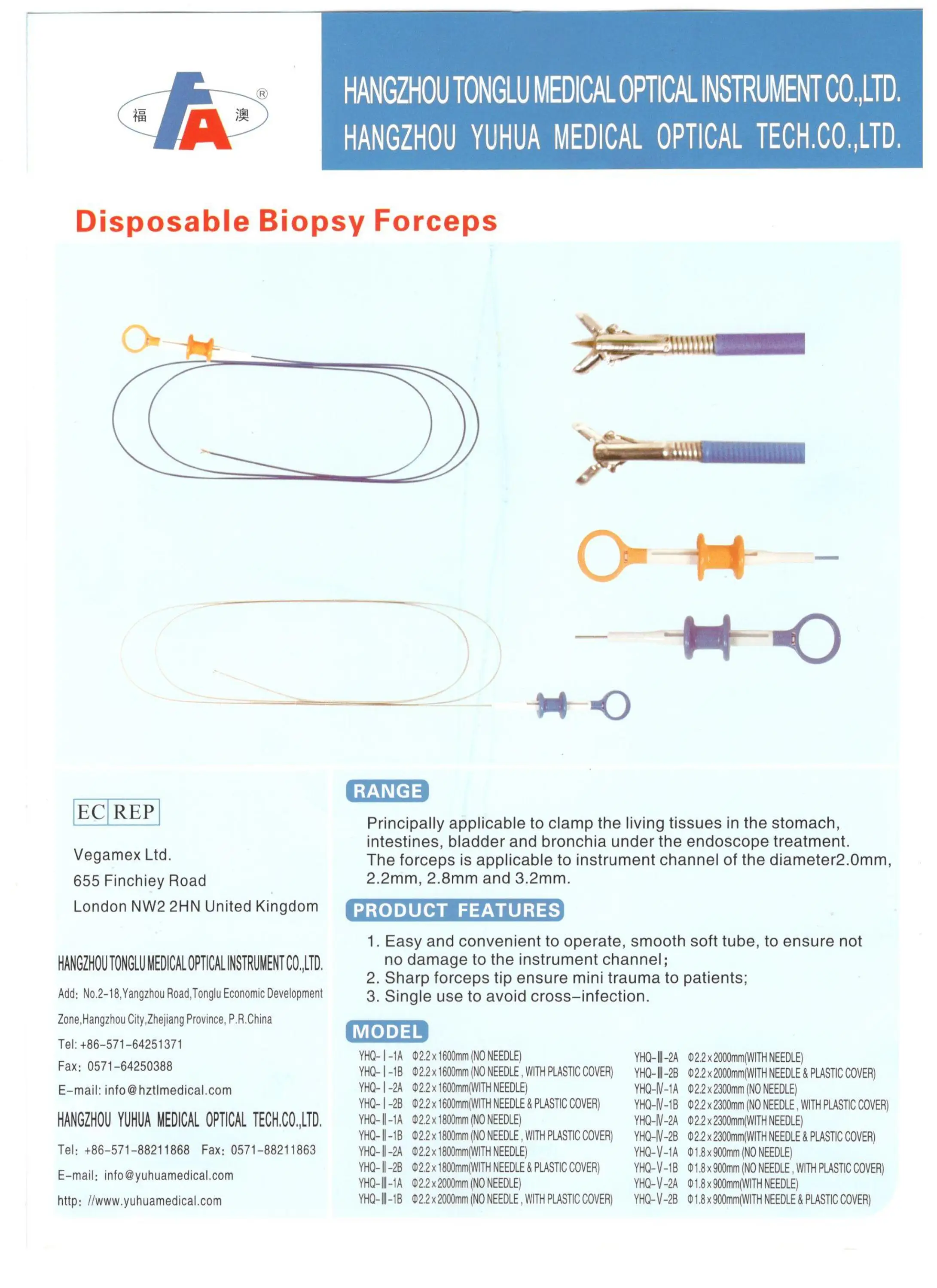Disposable Endoscopic Biopsy Forceps Endoscopy - Buy Biopsy Forceps ...