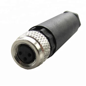 M8 Female Waterproof Connector M8 Screw Type Wire Connectors 3p 4p ...