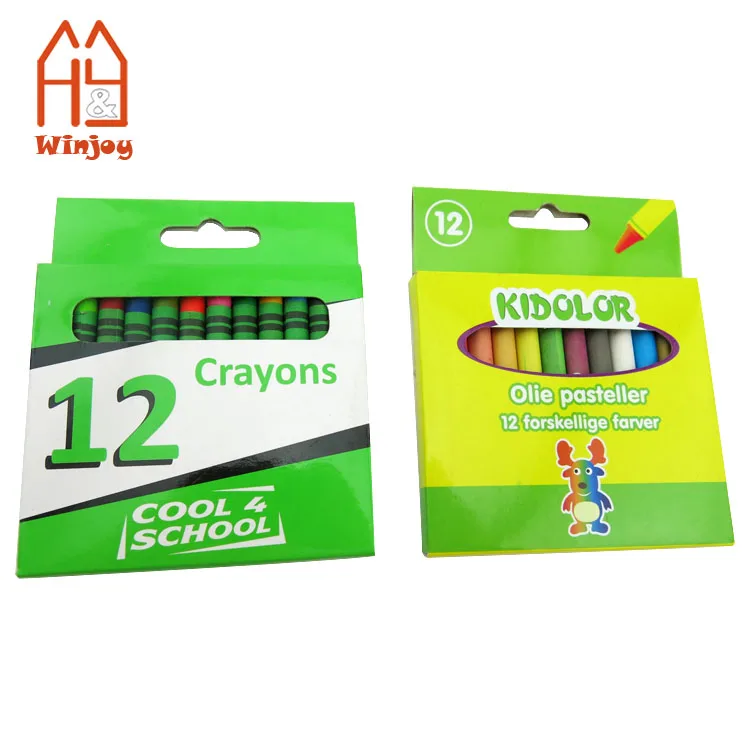 Set Packaging 6 Pack Crayons For Toddlers,Safty And Non-toxic Wax ...