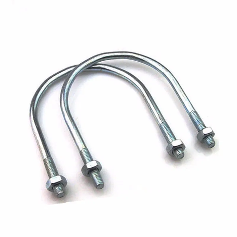 M16 M20 Grade 8.8 10.9 Black Oxide Or Hdg U Bolt Pipe Clamps - Buy U ...
