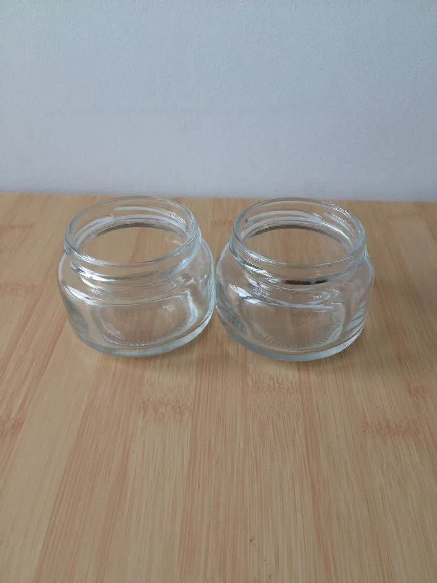 100ml Short Stem Glass Jar - Perfect for Caviar & Jam