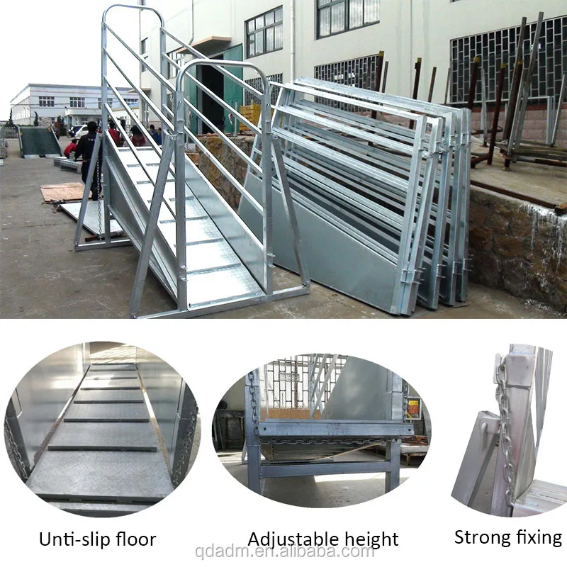 Adjustable Cattle Loading Ramps - Efficient & Durable