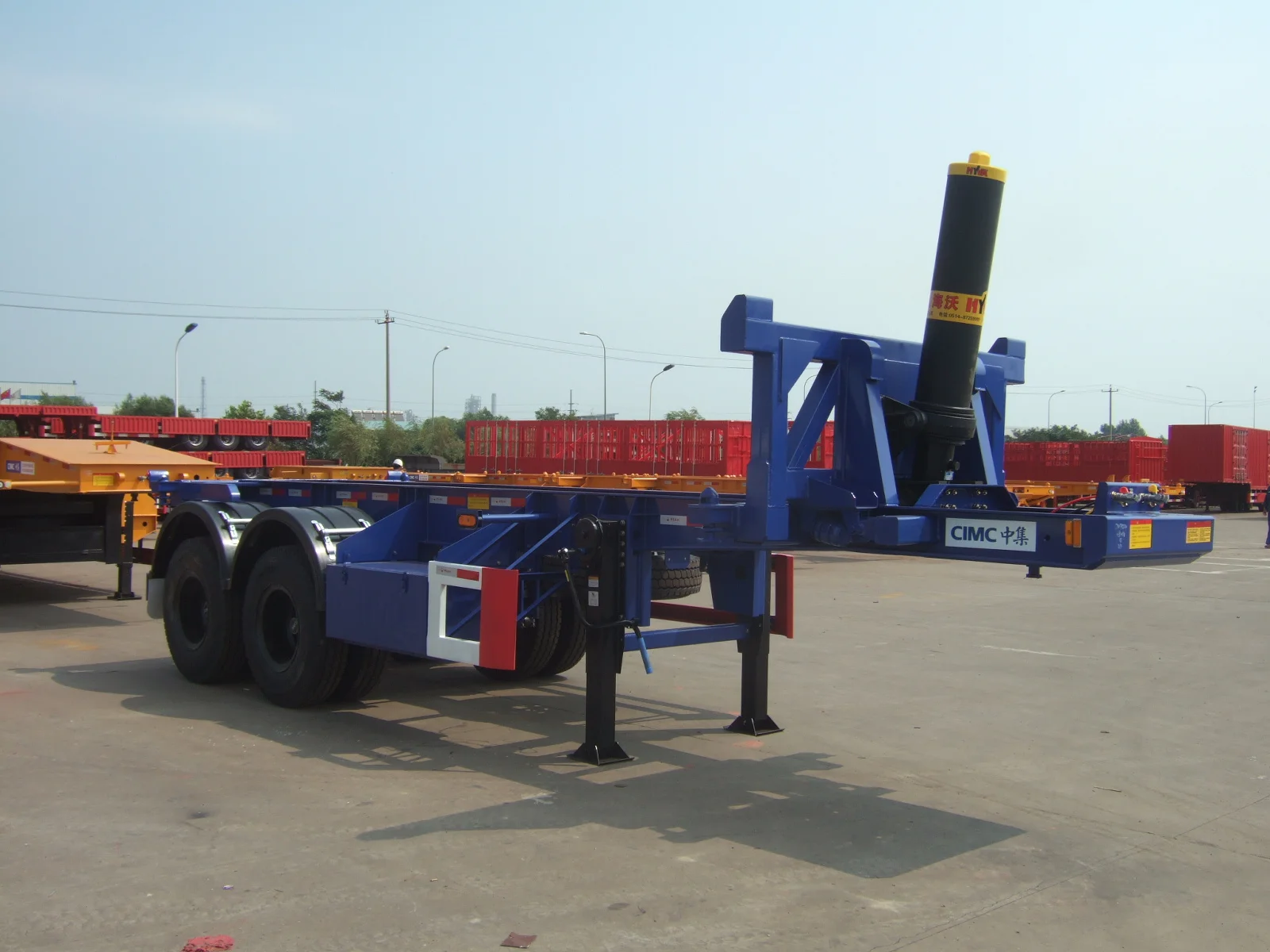 DOT & ADR Compliant 20ft Steel Self-Loading Tipping Trailer