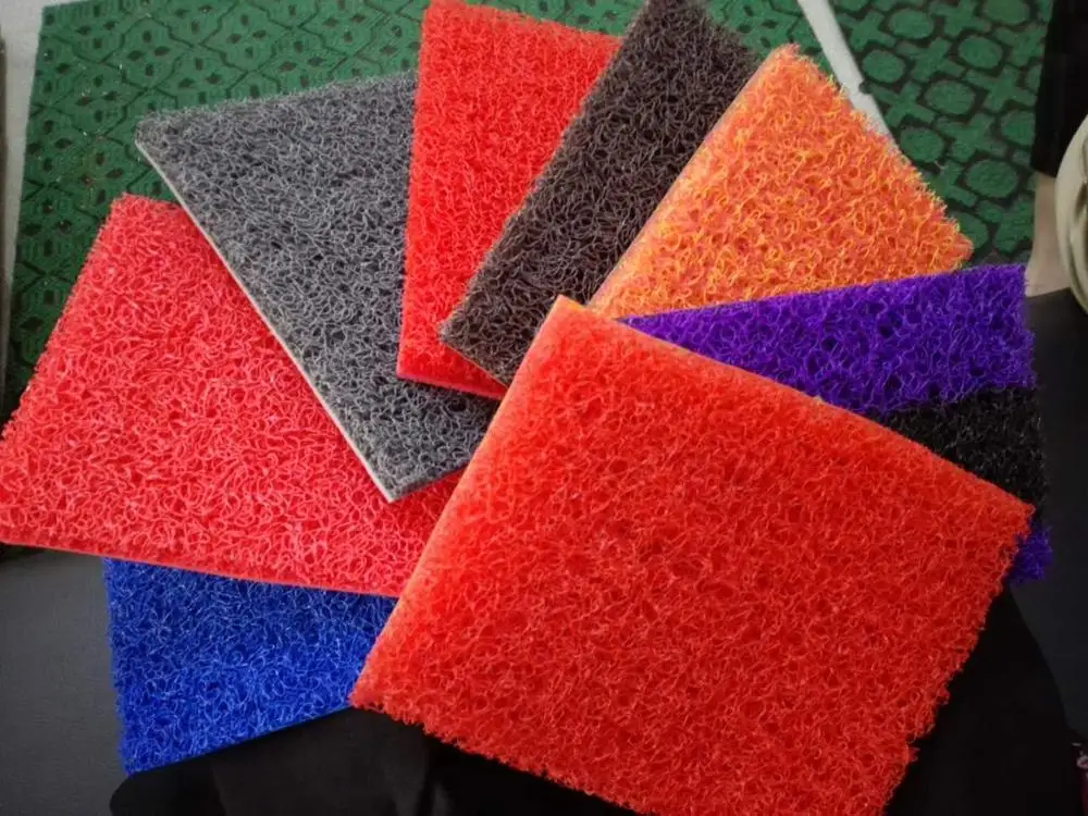 Vinyl Loop Nomad Anti Slip Pvc Coil Mat Carpet Pvc Noodle Carpet/cheap ...