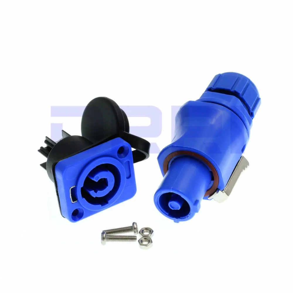 Ac Power Cable Connector Powercon Nac3fca Waterproof Chassis Plug Panel ...