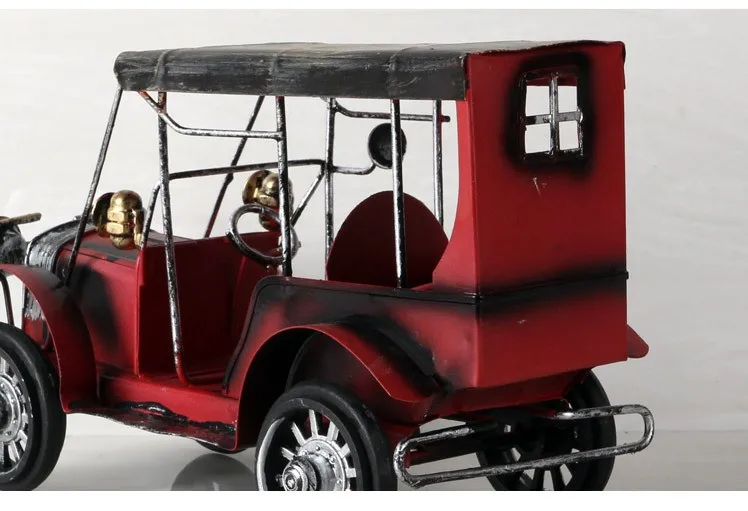 Vintage Car Decoration Living Room Old Metal Car Model Ornaments - Buy ...