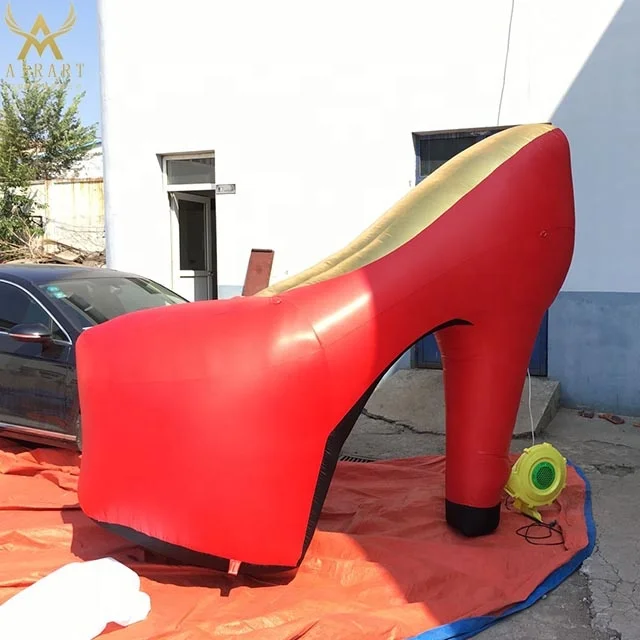 Red High-heeled Shoes Sexy Lady Party Inflatable Shoe Model for ...