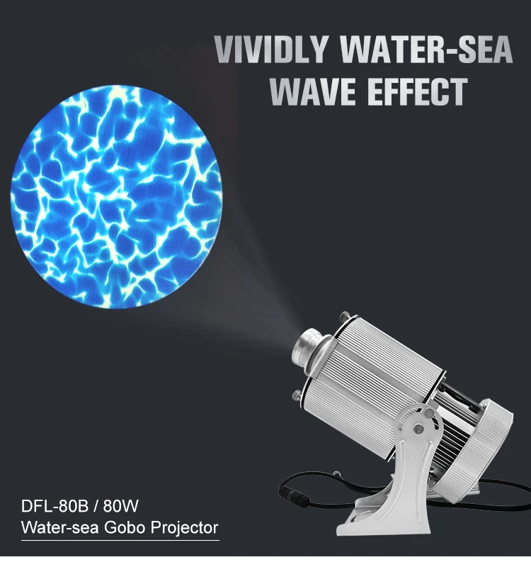 Blue Water Wave Projection Effect Gobo Light - Buy Water Wave Projector ...