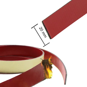 Self Adhesive Fireproof Intumescent Sealing Strips Flexible Expansion ...