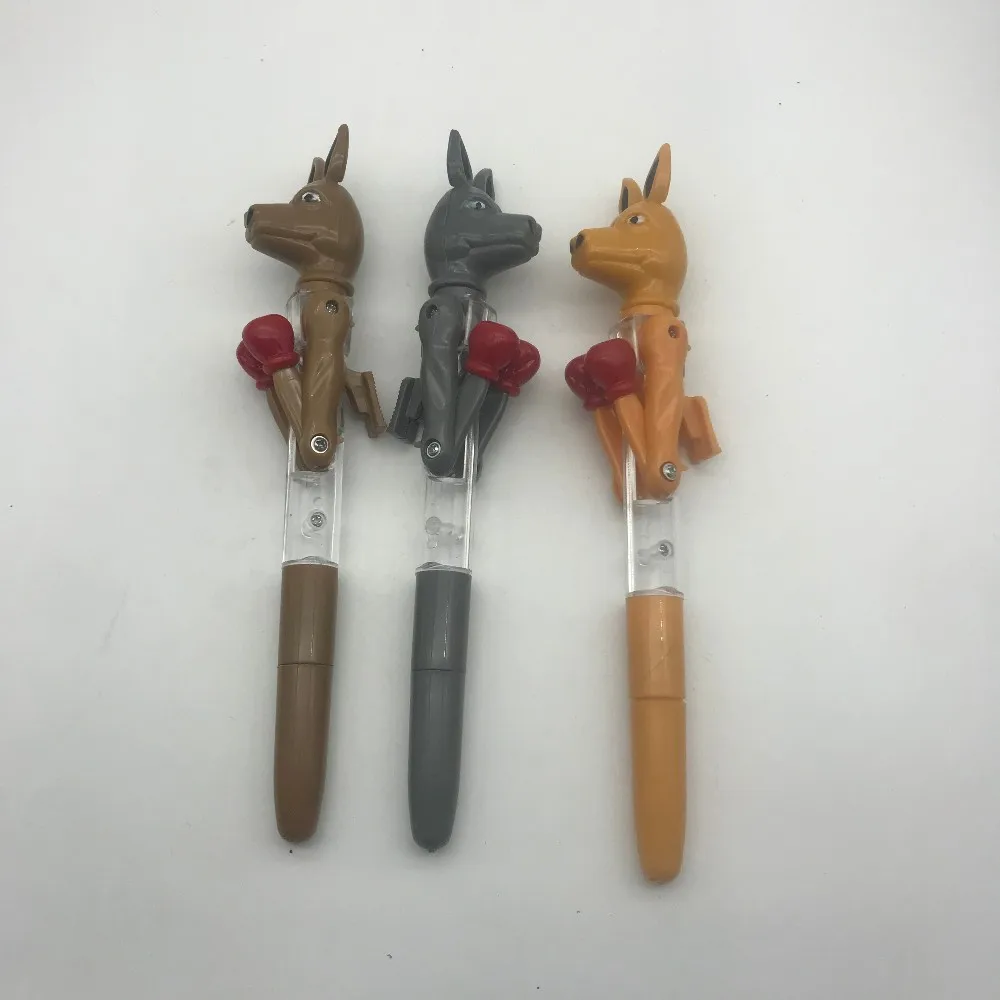New Products Ballpoint Pen With Led Light,Kangaroo Boxing Pen For ...