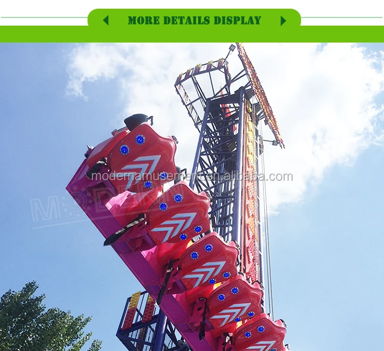 Outdoor Amusement Park Skydrop Thrill Rides - Buy Skydrop Rides,Thrill ...