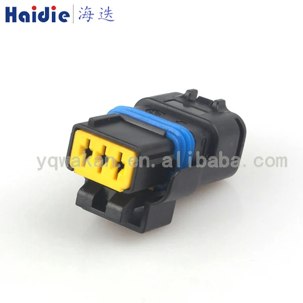 HAIDIE 3 hembra impermeable auto eléctrica terminal conector FCI ...