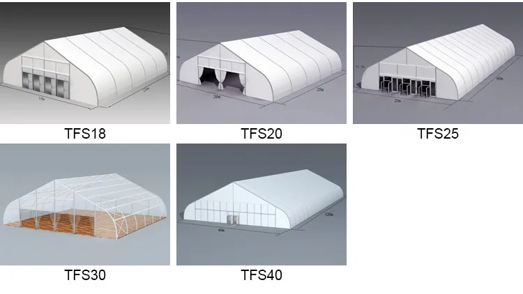 Military Modular Prefab Metal Clamshell Buildings Aircraft Hangars ...