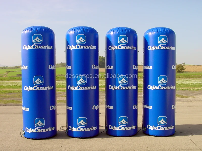 2.5m Height Outdoor Advertising Inflatable Cylinder Column For Car Show ...