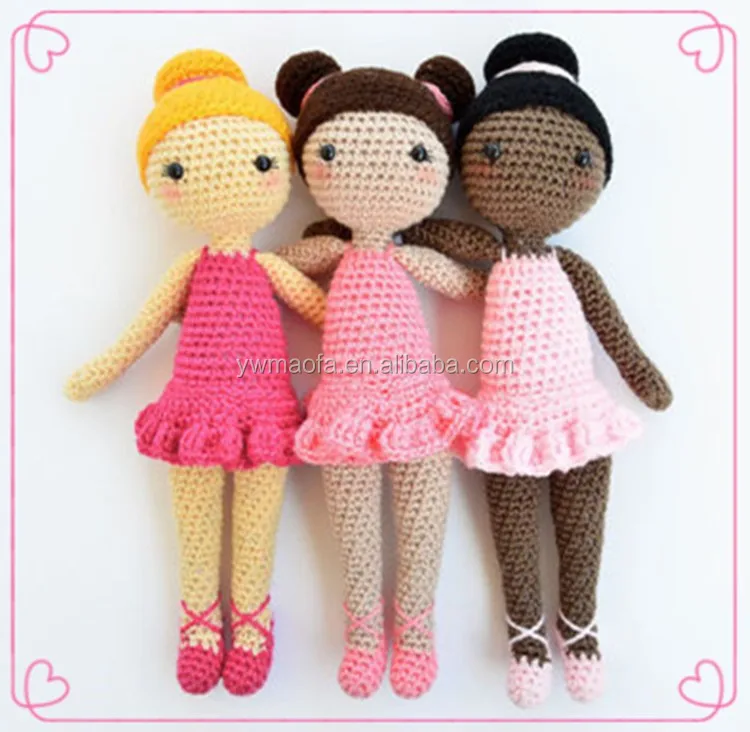Direct-factory Wholesales 100% Cotton Baby/kids Crochet Amigurumi Doll ...