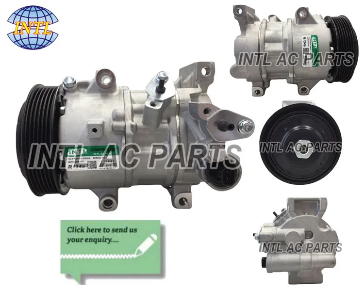 Intl-xzc557 6ses14c Auto Ac Compressor For Toyota Corolla/auris/lexus ...