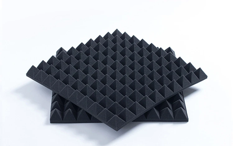 Blue Color Acoustic Pyramid Foam Panels 4x8 Sound Insulation Acoustic ...