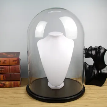 Large Glass Dome With Wood Base D50 X H60cm - Buy Glass Dome For ...
