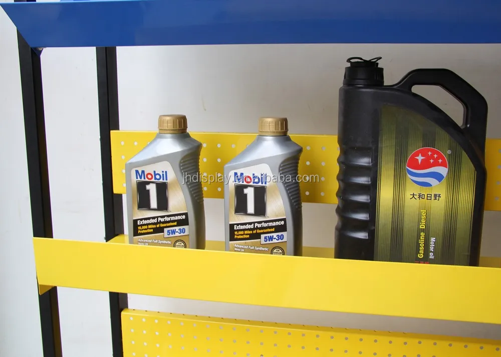 Metal Floor Engine Oil Display Stand.vacuum Form Oil Bottle Shape ...