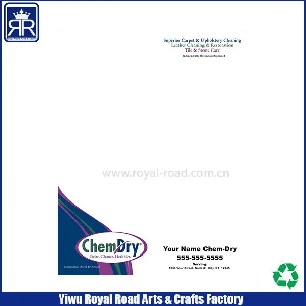 A4 Customized Company Letter Headed Paper - Royal Road