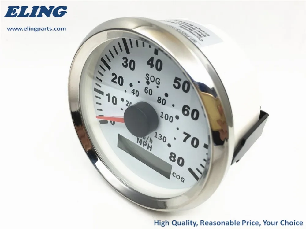 Boat Yacht Vessel 85mm Gps Speedometer 0- 80mph 130km/h With Cog - Buy ...