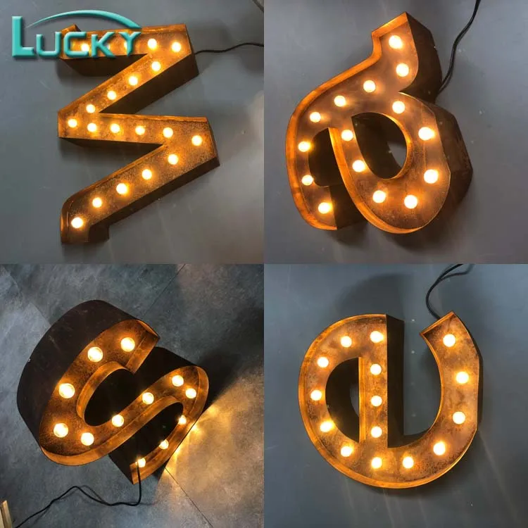 Custom Made Giant Led Light Marquee Letters 3d Led Alphabets With Light ...