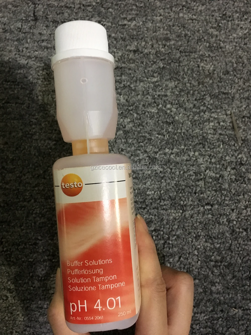 250ml Ph Buffer Solution 4.01 No.0554 2061 4.01 Testo Buffer For Testo ...