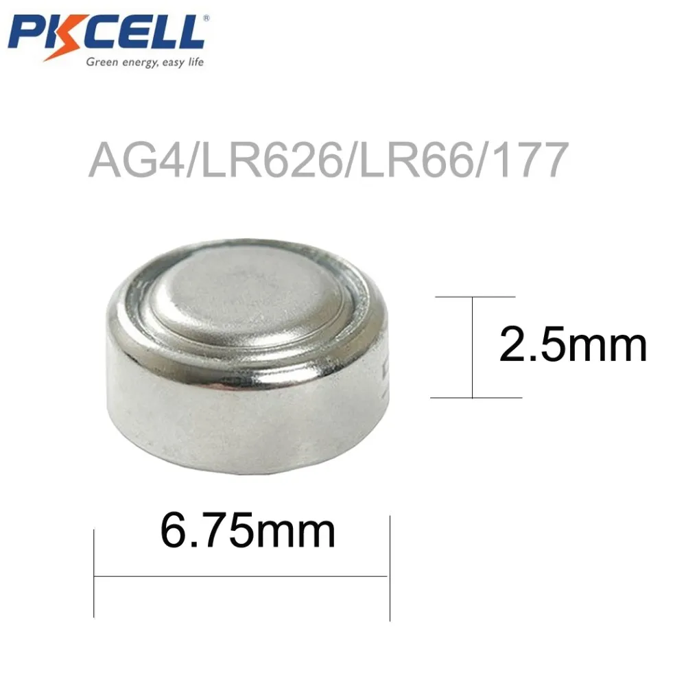 Ag4 D377 626 Lr626 Sr66 Sr626sw Watch Battery 1.5v Coin Cell Alkaline ...