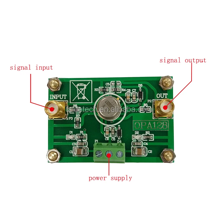 Taidacent OPA128 Electrometer-Level Charge Sensitive Preamplifier
