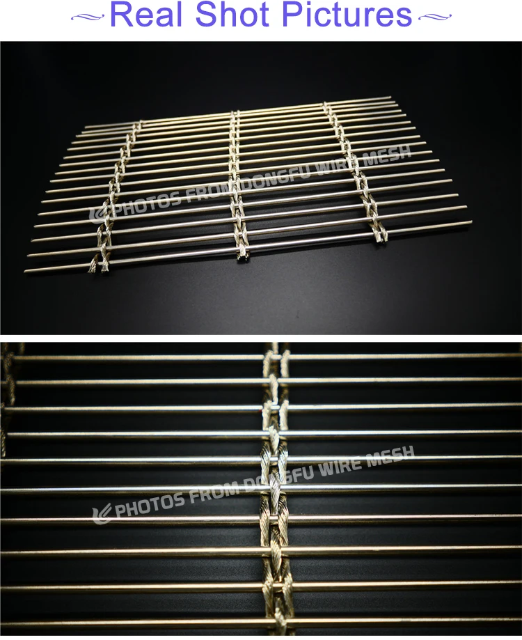 Dongfu Metal Wire Mesh Facade Cladding - Architectural Panels