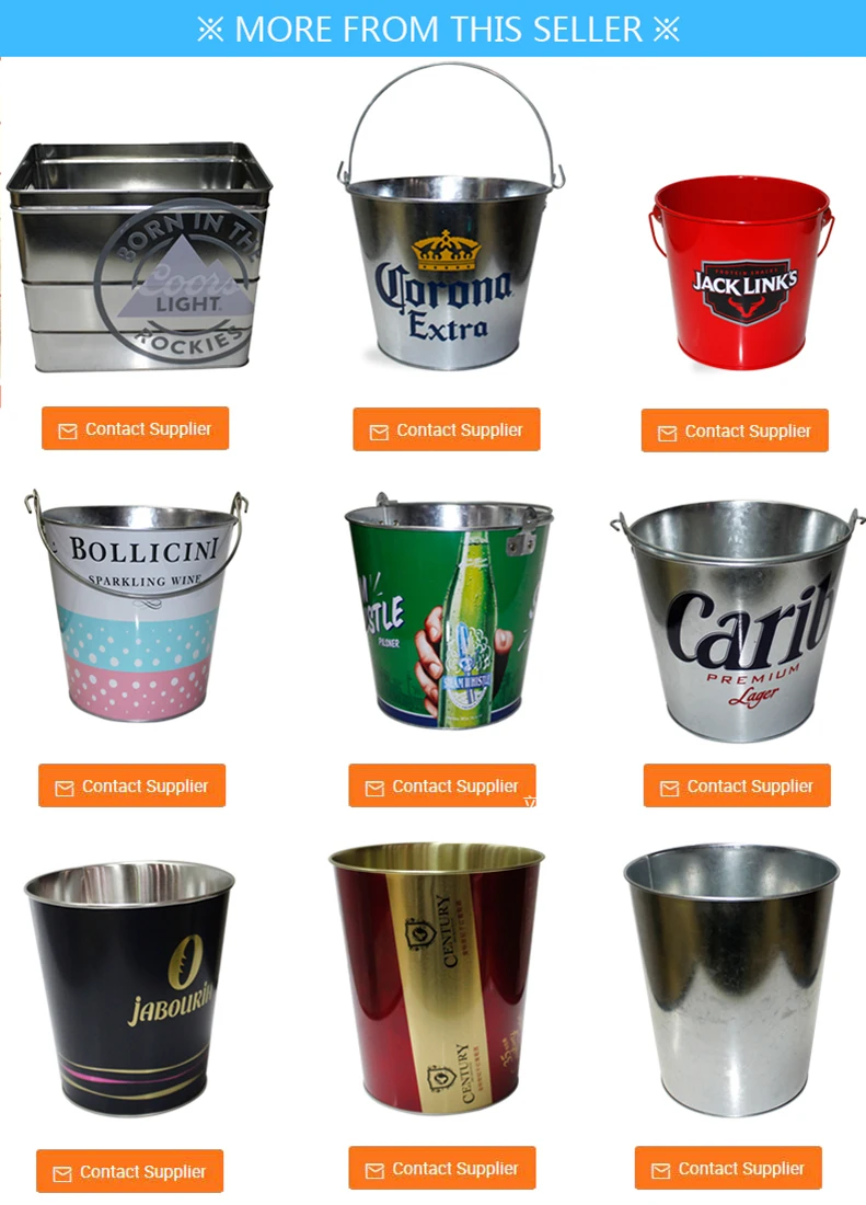 Metal Carib Tin Ice Bucket - Buy Metal Tin,Ice Bucket,Carib Tin Bucket ...