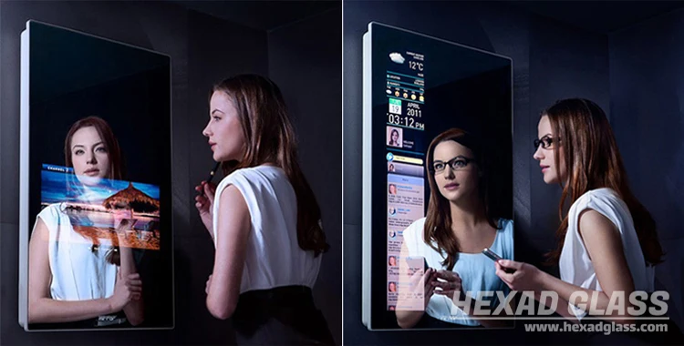 Hexad Magic Mirror Glass Price For Tv,Bathroom And Advertising Display ...