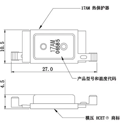Ac Dc Motor Thermal Protector 17am Cd79f 17am031a5 - Buy 17am Thermal ...
