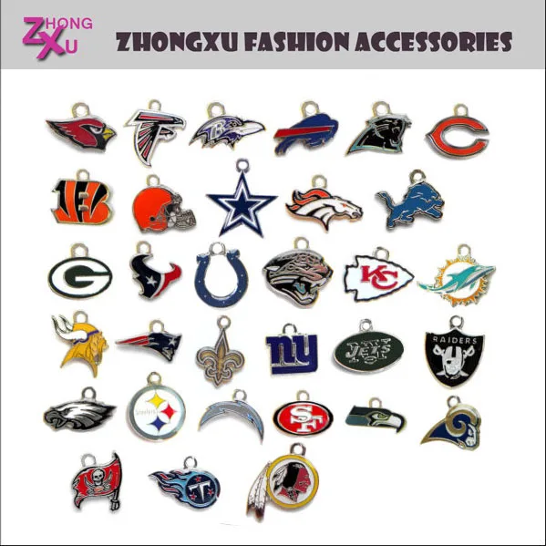 Shop Our Custom All 32 Teams American Football Eagle NFL Charms