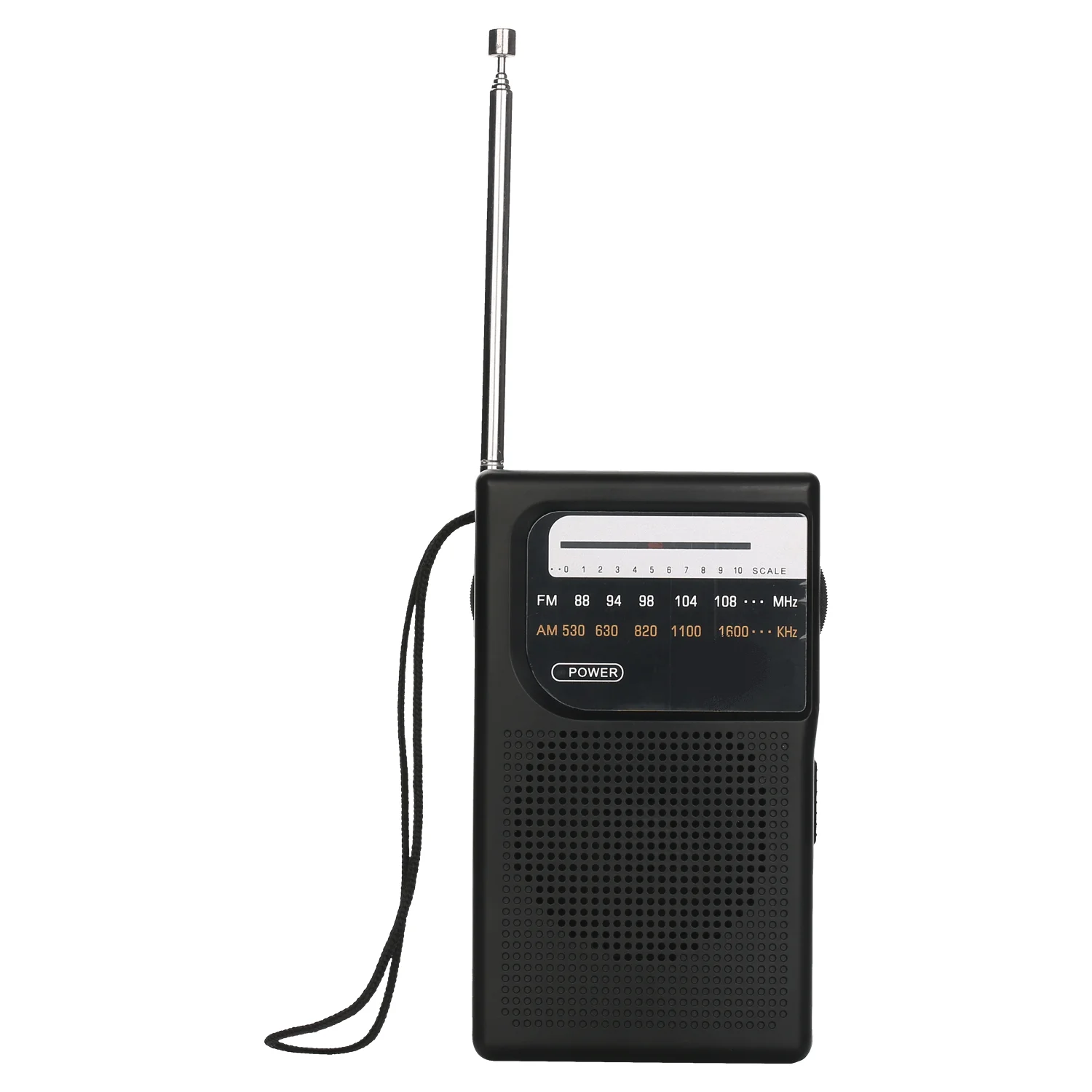 Mini Pocket Size AM/FM Radio Receiver with Built-in Speaker