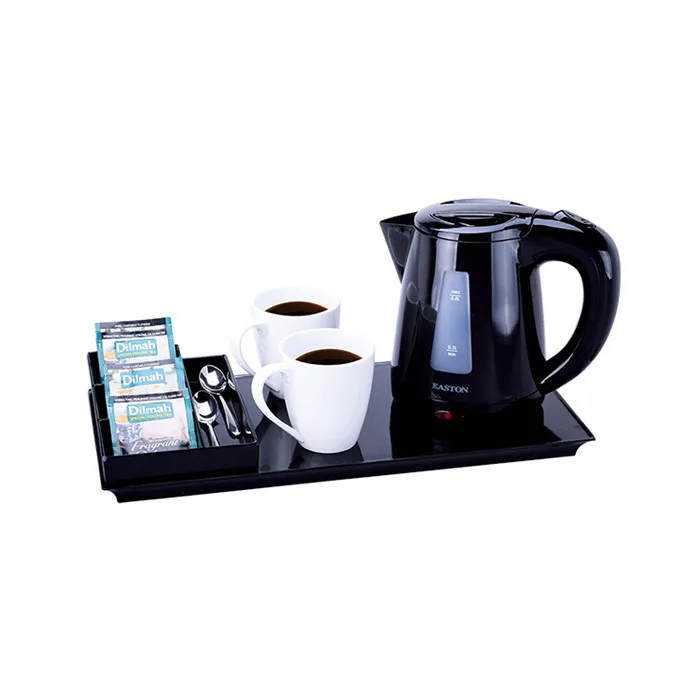 Hotel Electric Kettle Cordless Black Tea Kettle Tray Set,Electric ...