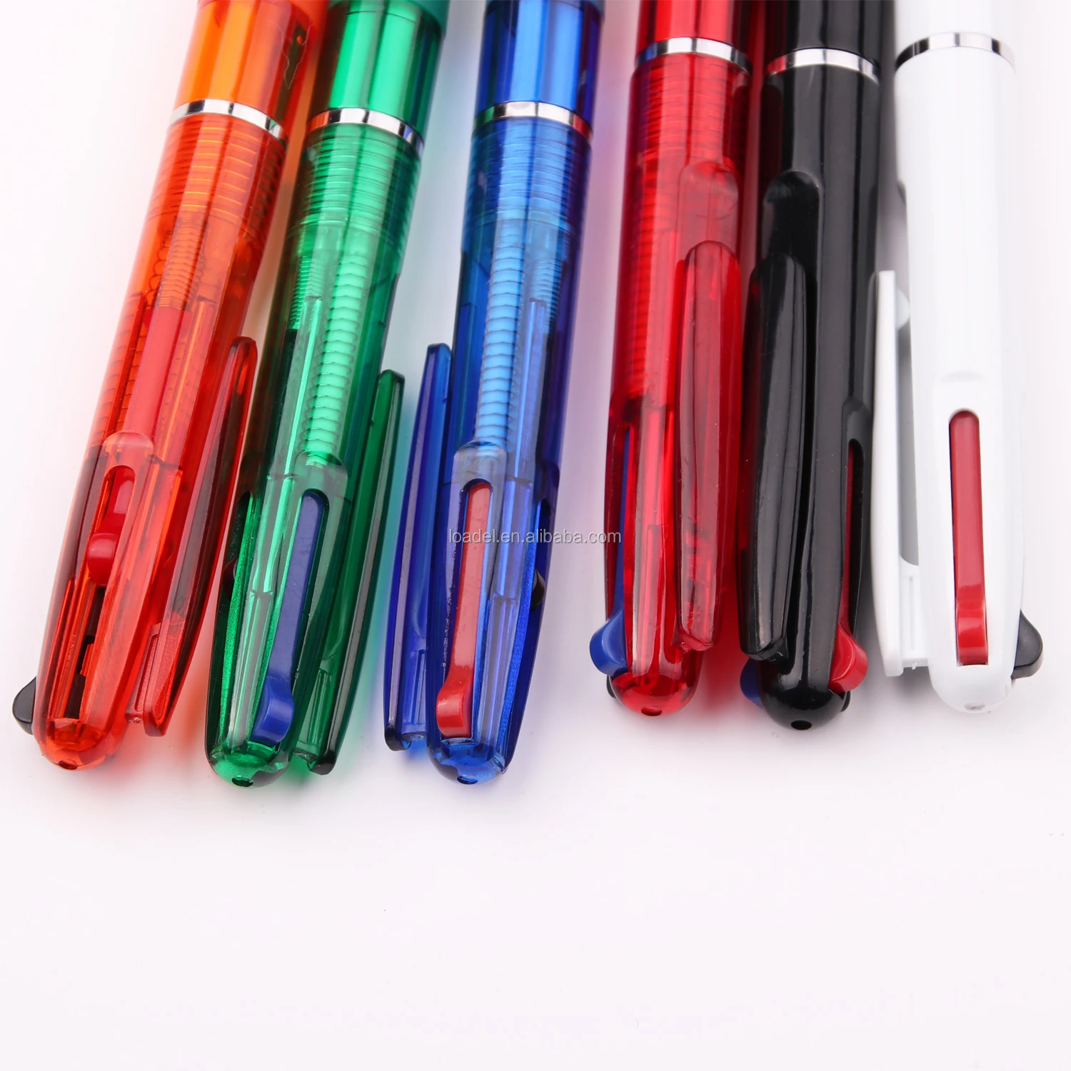 Plastic Pen 3 Colors 3 In 1 Multi Color Pen Promotion 3 Color Pen - Buy ...