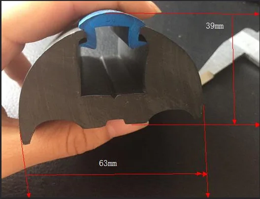 Extruded Boat Rubber Fender Yacht Gunwale Guard Edge Strip - Buy Boat ...