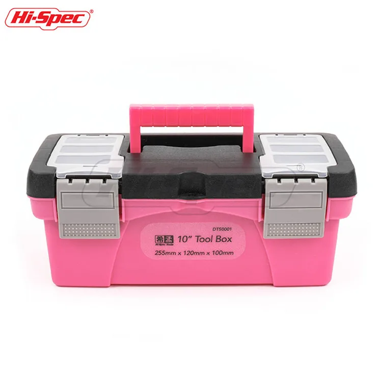 Hispec 10" Empty Plastic Tool Box Mechanic Tool Storage Box Garage Tool ...