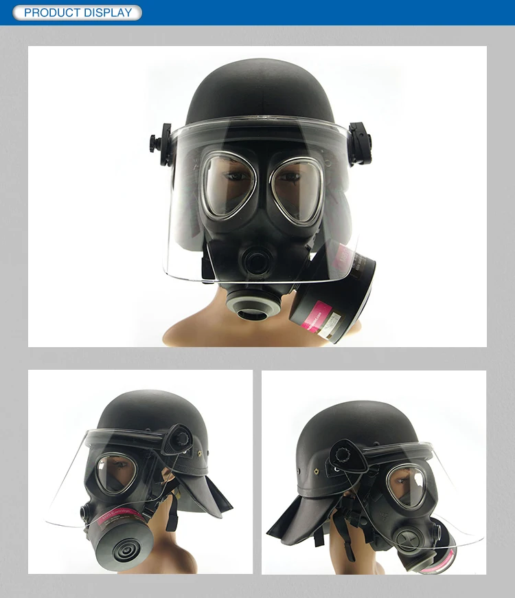 High Impact Safety Police Equipment Anti Riot Helmet Standard Flat ...