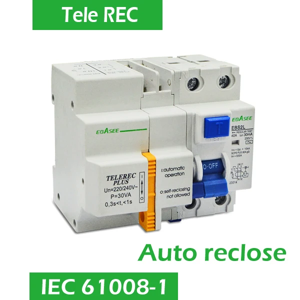 Remote Control Led Type Mcb/rccb Auto Rec Automatic Reclosing Rccb ...